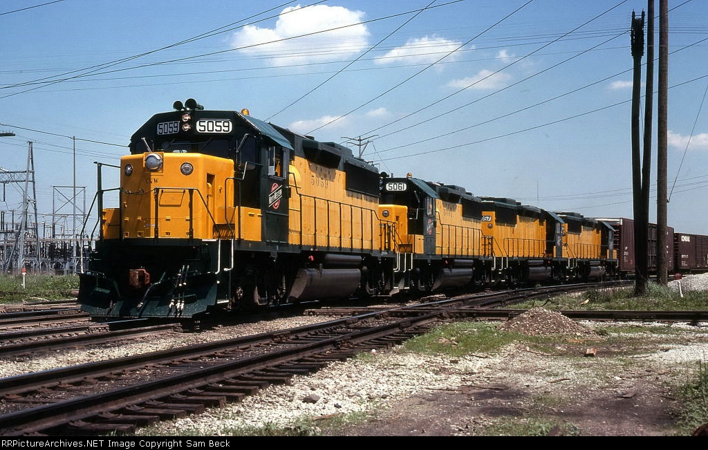 CNW 5059, 5061, 5057, and 5050